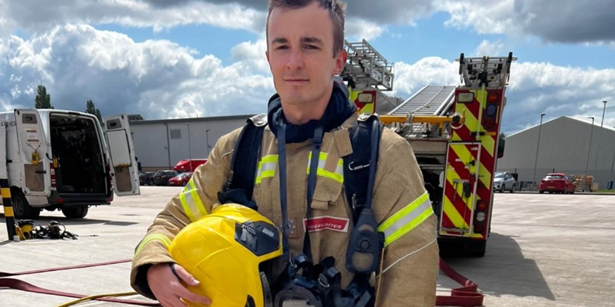 Jake Bourne is fundraising for Fire Fighters Charity