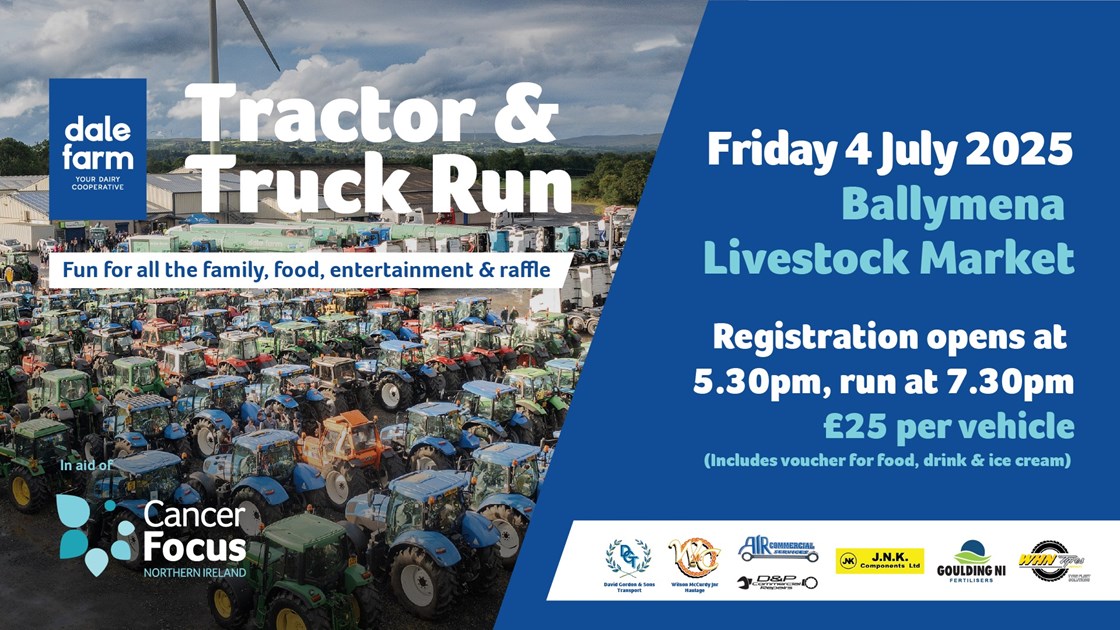 Dale Farm Ltd. is fundraising for Cancer Focus Northern Ireland
