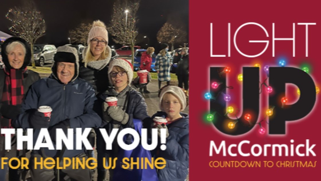 Light UP McCormick - Countdown to Christmas - JustGiving