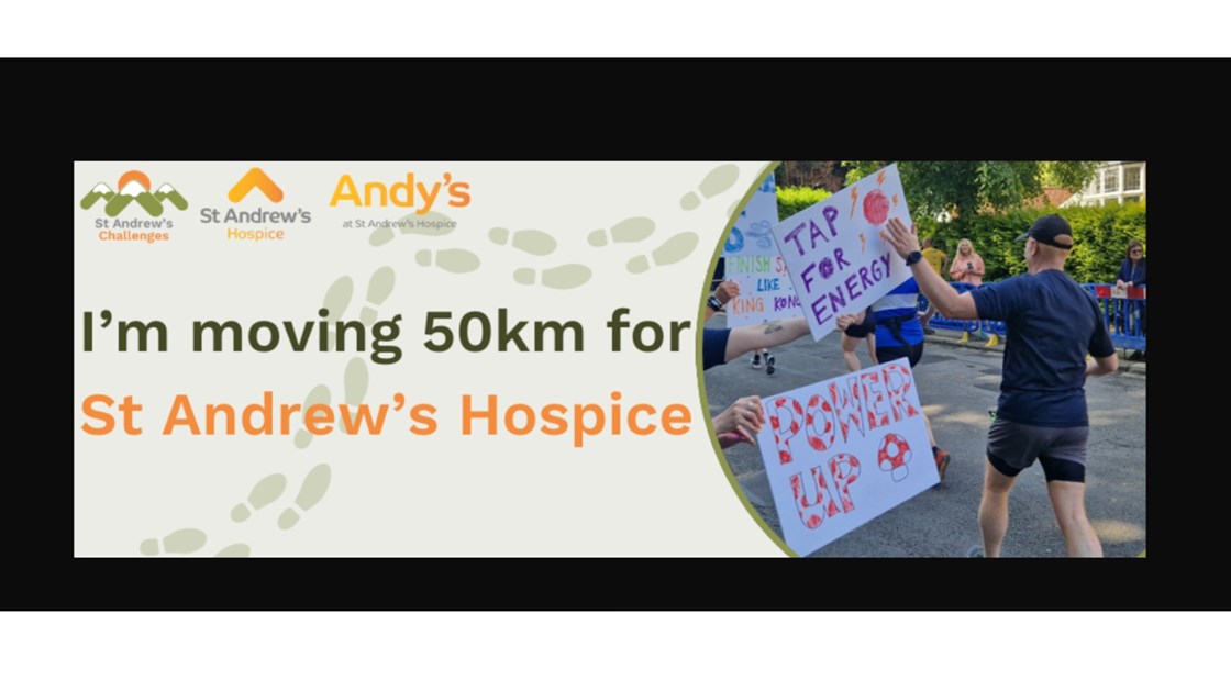 Jordan Maddison is fundraising for St Andrew's Hospice, Grimsby