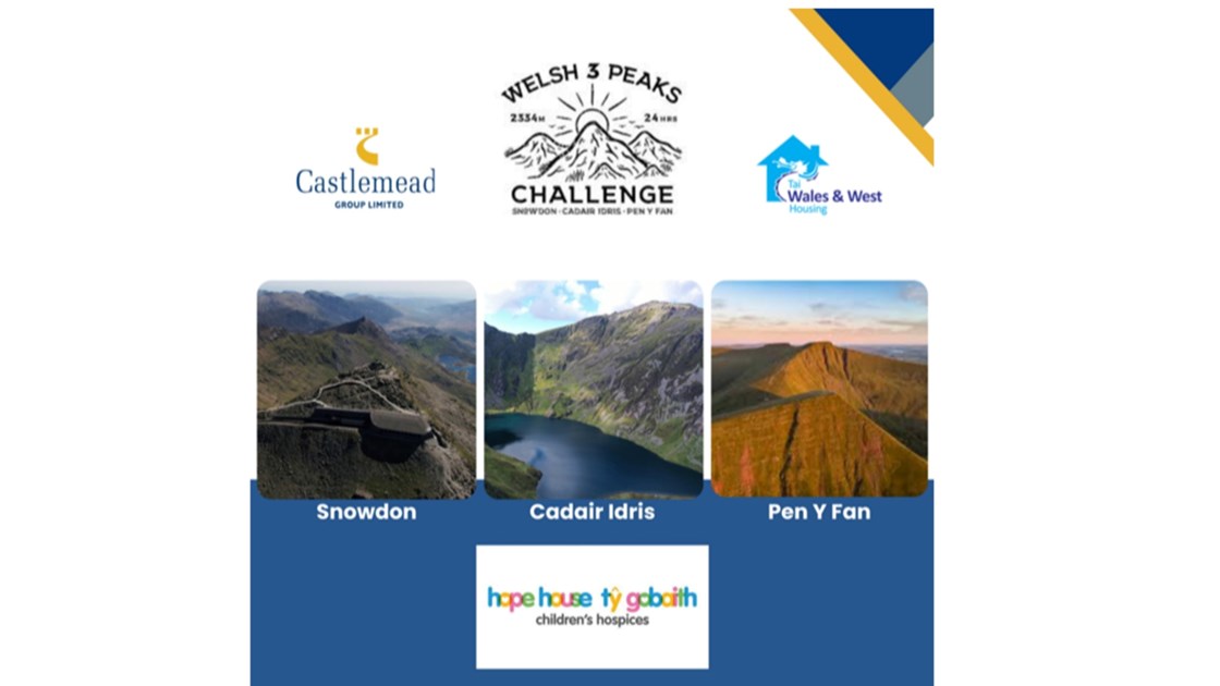 Castlemead Group Limited is fundraising for Hope House & Ty Gobaith