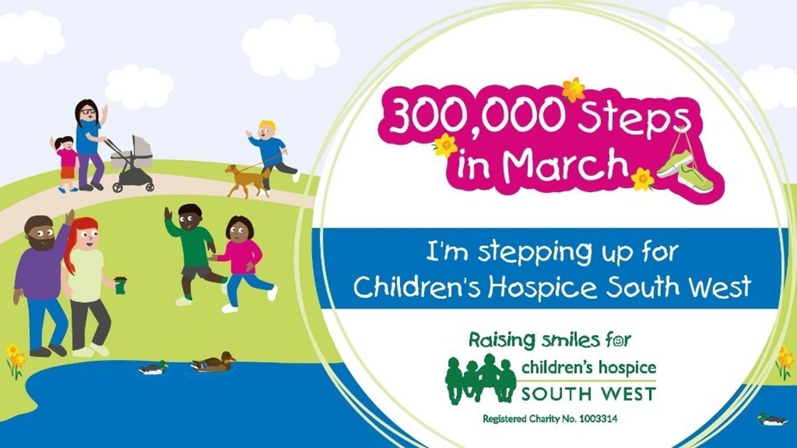 300,000 Steps in March Challenge - JustGiving