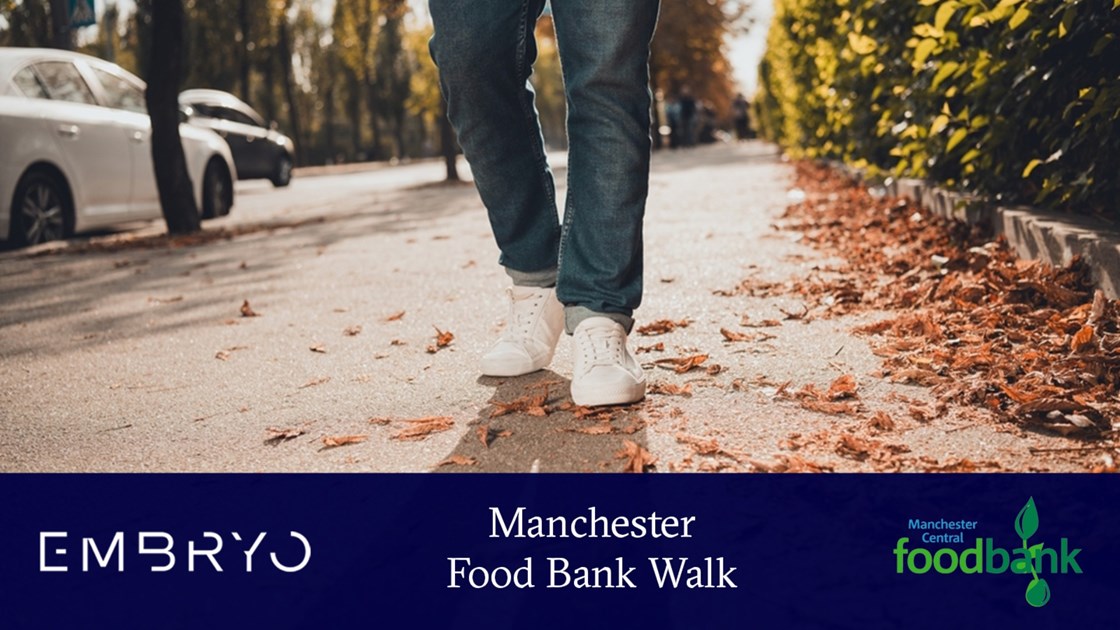 Team Embryo is fundraising for Manchester Central Foodbank
