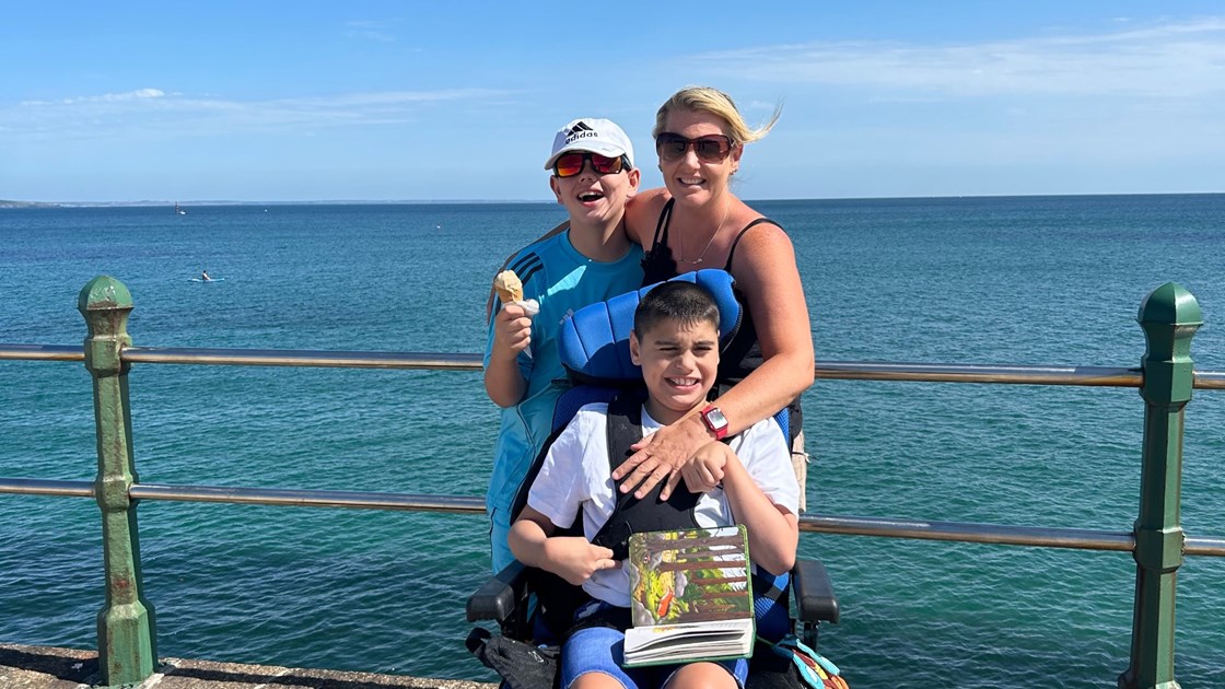 Lesley Morgan is fundraising for Whizz Kidz