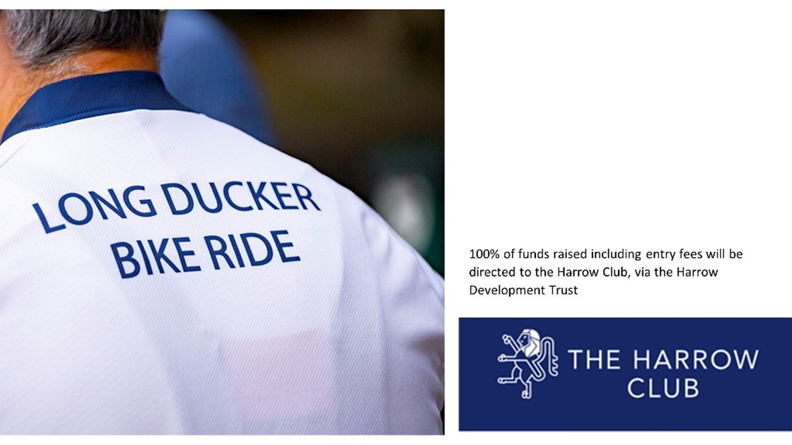 Long Ducker Bike Ride 2022; raising funds for the Harrow Club - JustGiving