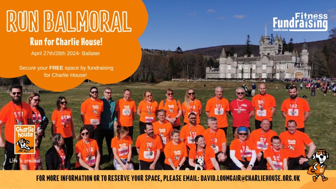 Charlie House at Run Balmoral 2024 - JustGiving