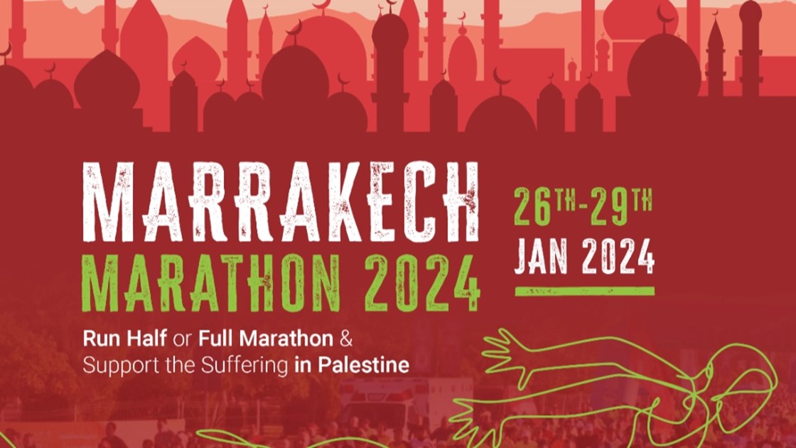 Marrakech Marathon for Palestine - 26th-29th Jan 2024 - JustGiving