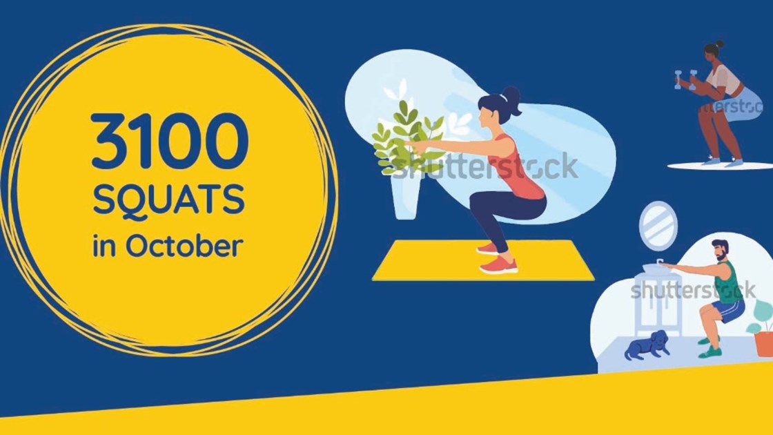 3100 Squats in October - JustGiving