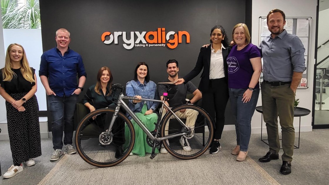 OryxAlign: Pedalling for a Purpose - JustGiving
