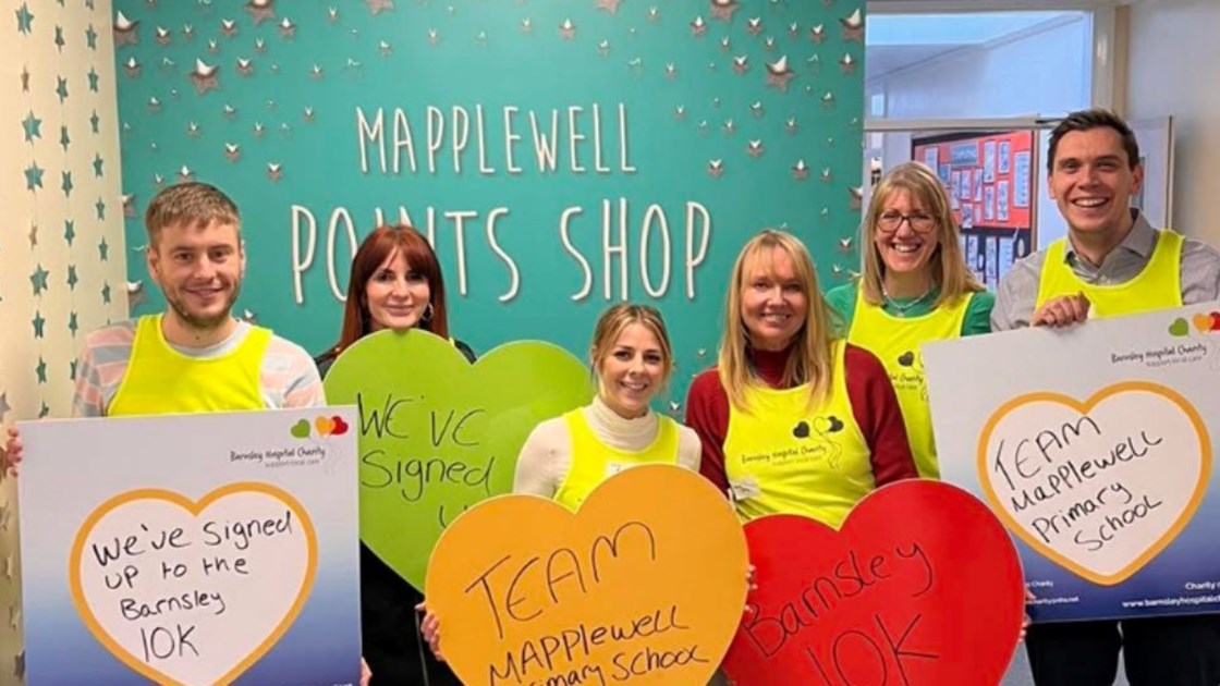 Mapplewell Primary School is fundraising for Barnsley Hospital Charity