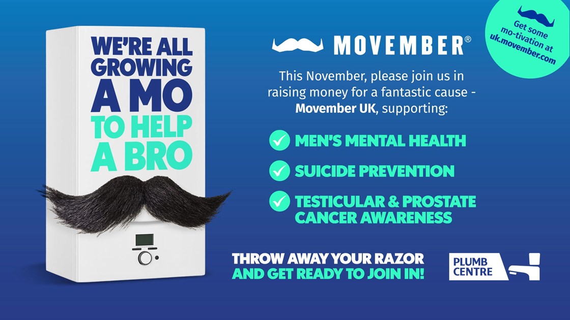 Plumb Centre is fundraising for Movember