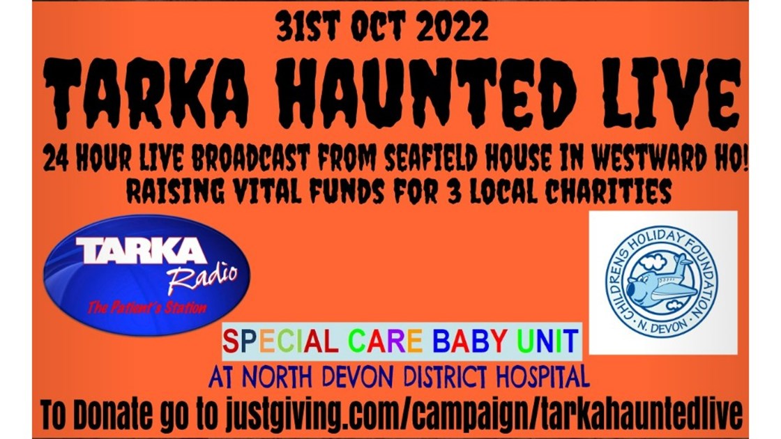 Tarka Haunted Live - JustGiving