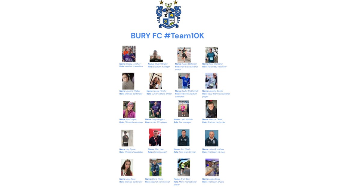 Liv Cooper is fundraising for Bury FC Community Sports Trust