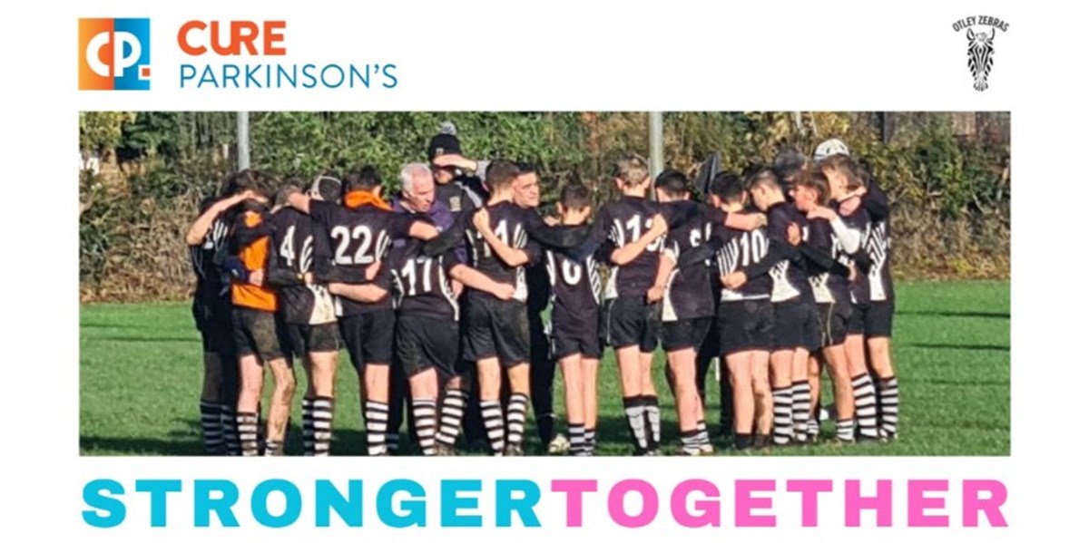 Otley Zebras Under Thirteens is fundraising for Cure Parkinson’s