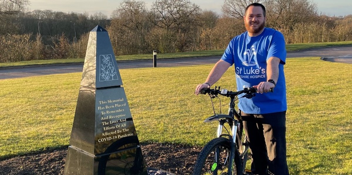 Dave Haslam is fundraising for St Luke's (Cheshire) Hospice