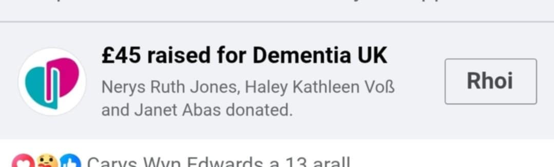 Bethan Griffiths is fundraising for Dementia UK
