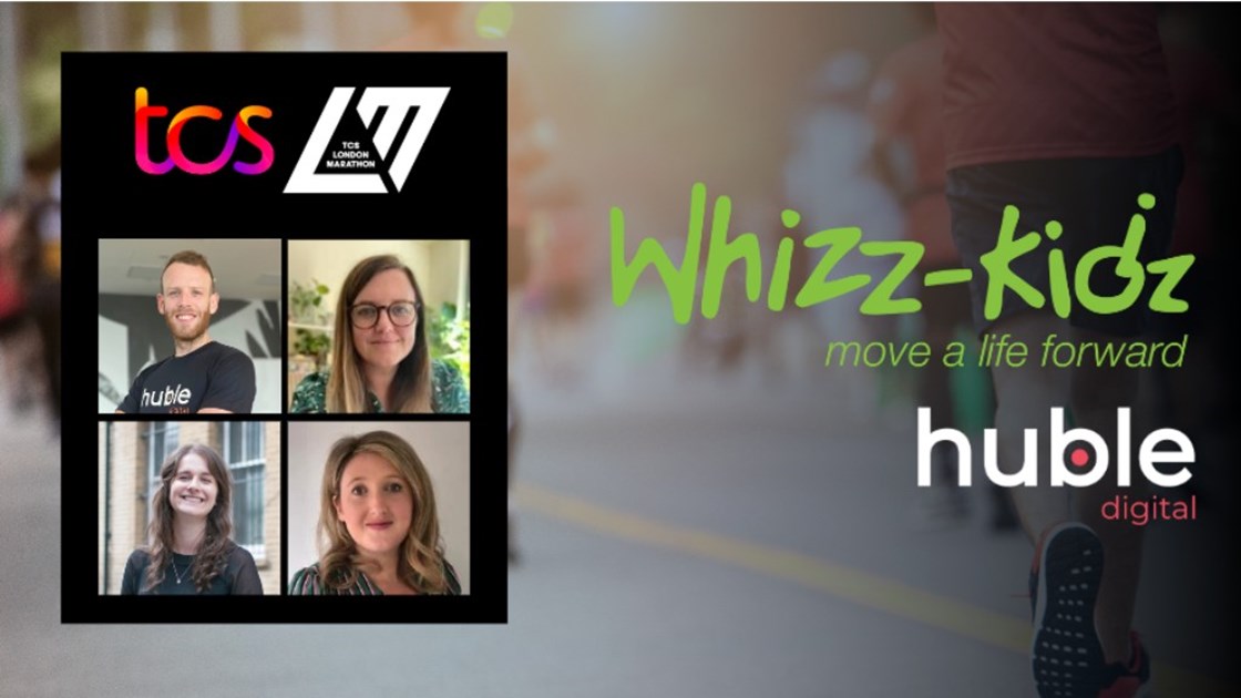 Huble Digital - London Marathon 2024 is fundraising for Whizz Kidz