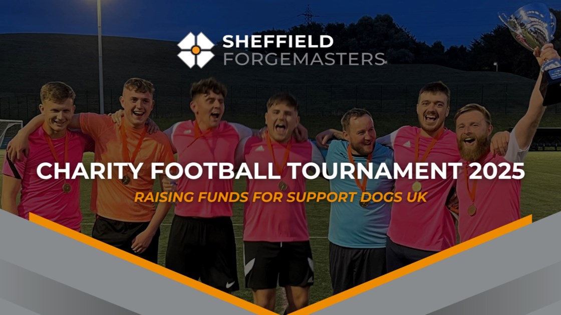 Sheffield Forgemasters is fundraising for Support Dogs Ltd