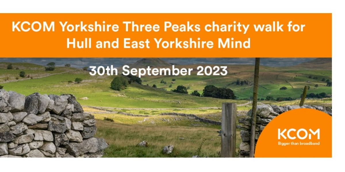 KCOM Group Limited is fundraising for Hull & East Yorkshire Mind