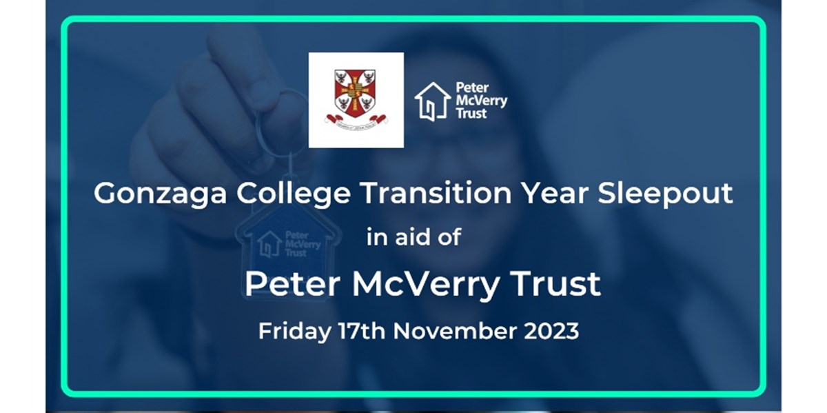Gonzaga College Transition Year is fundraising for Peter McVerry Trust