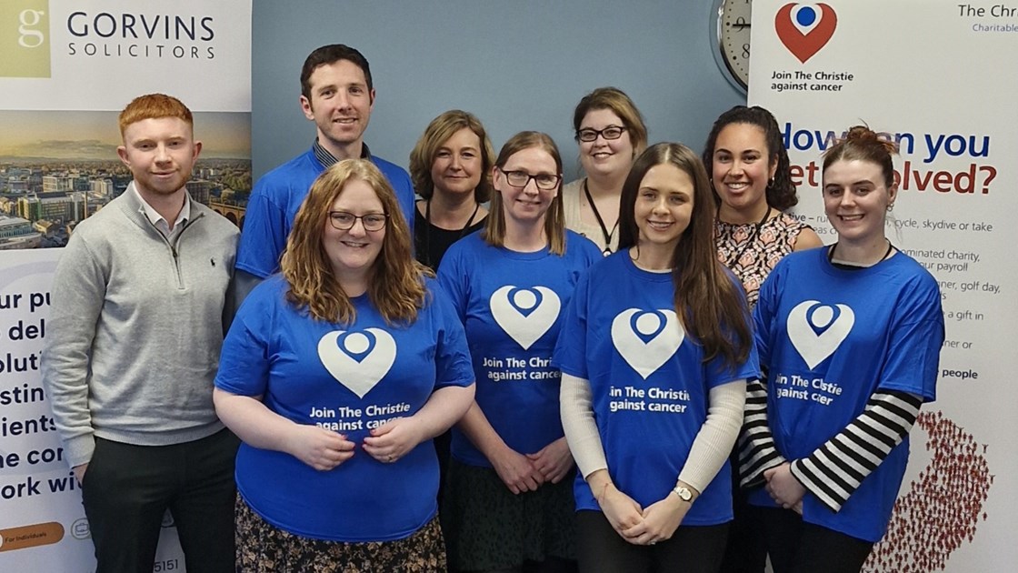 Gorvins Solicitors is fundraising for THE CHRISTIE CHARITY