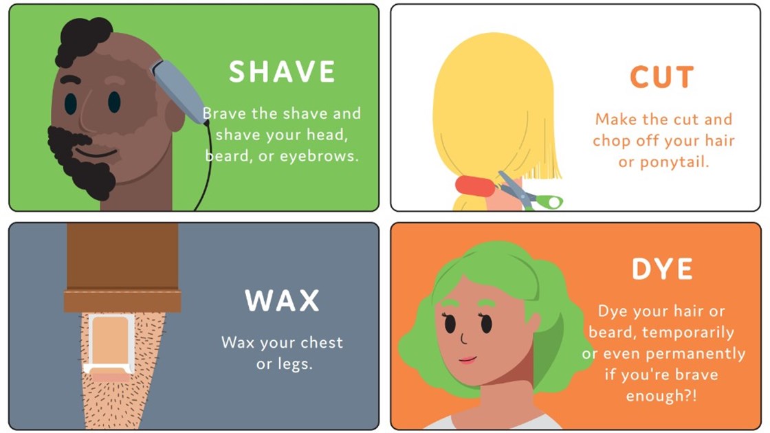 Head Shave, Cut, Dye or Wax Your Hair for Blood Cancer Awareness ...