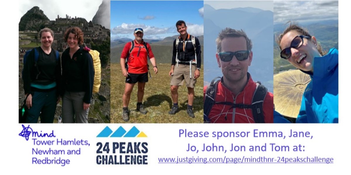 Jonathan Rae is fundraising for Mind in Tower Hamlets, Newham and Redbridge