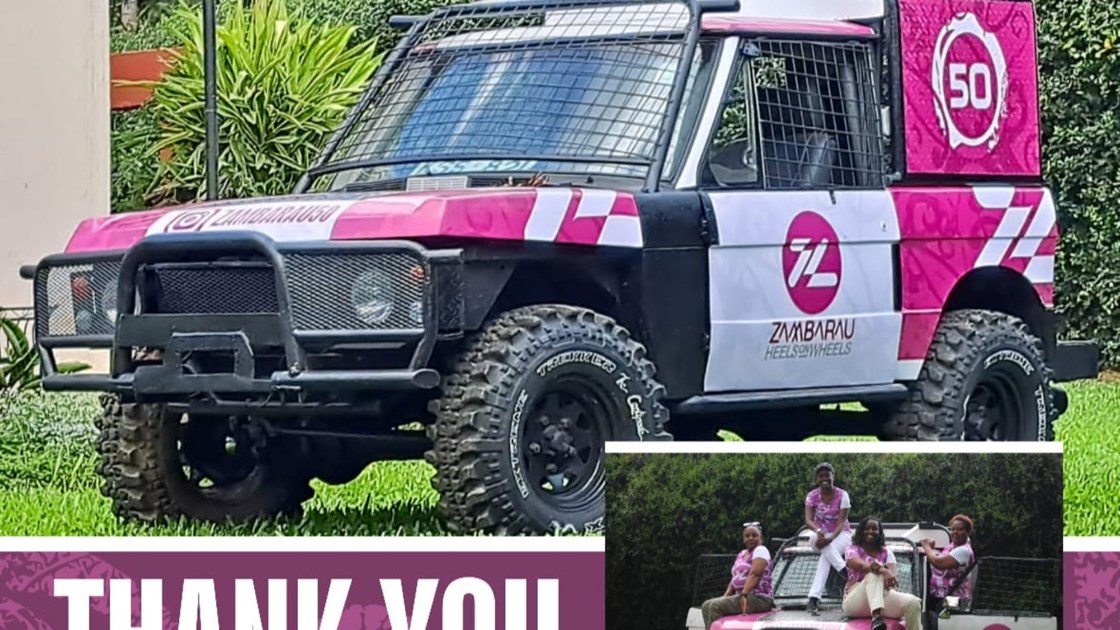 Zambarau Heels on wheels is fundraising for Rhino Ark