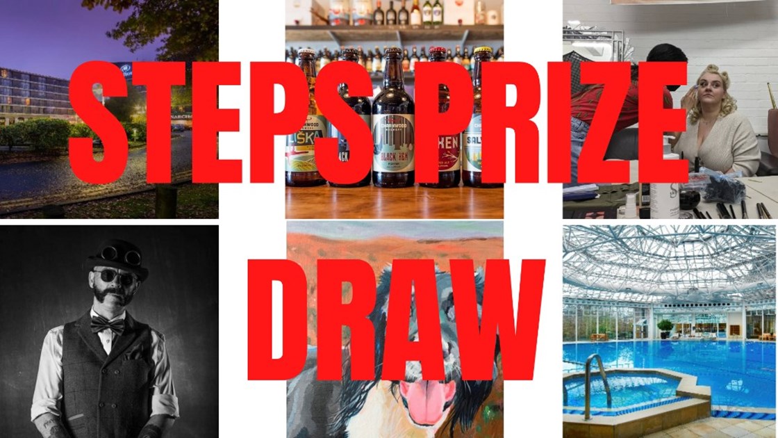 Steps Prize Draw - JustGiving
