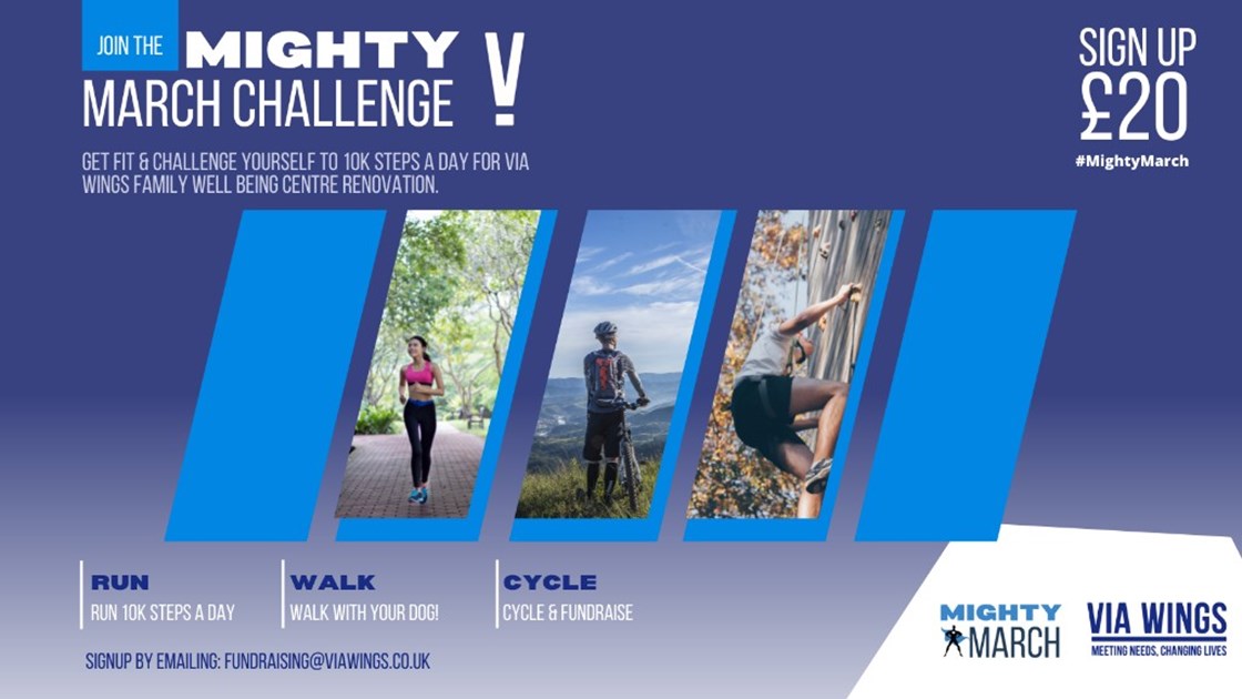 Mighty March 2022 - JustGiving