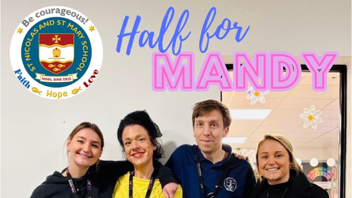 Team St Nics Half for Mandy is fundraising for Southern Hospice Group