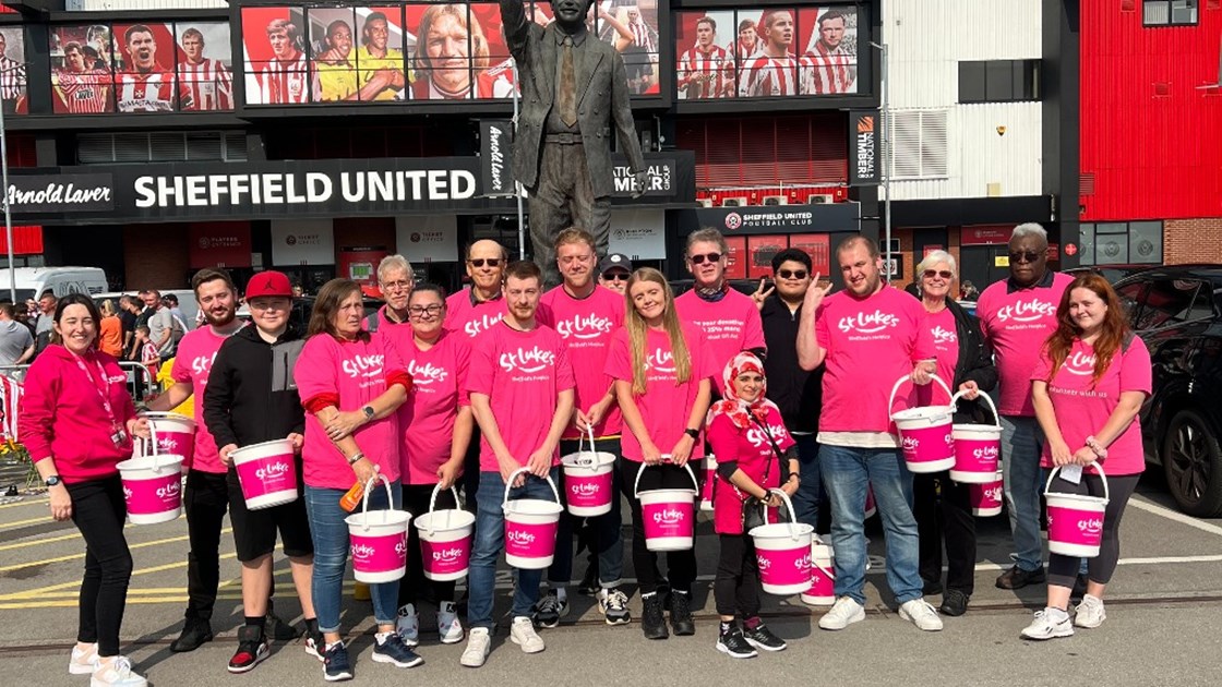 St Luke's Sheffield United vs Derby Takeover - JustGiving