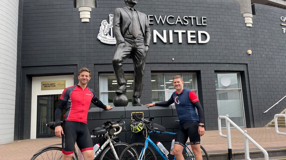 Dan Howie is fundraising for James' Place Charity