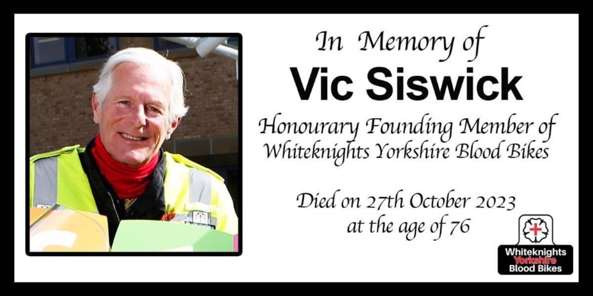 Matt Tice is fundraising for Whiteknights Yorkshire Blood Bikes