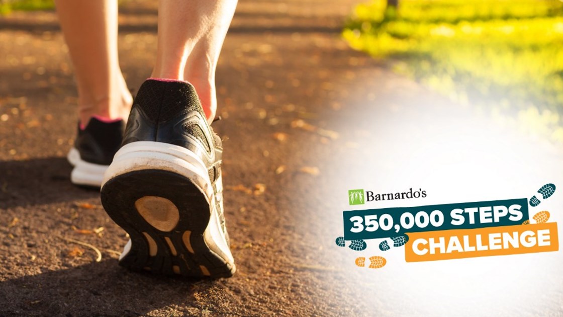 Barnardo's 350,000 Steps Challenge - JustGiving