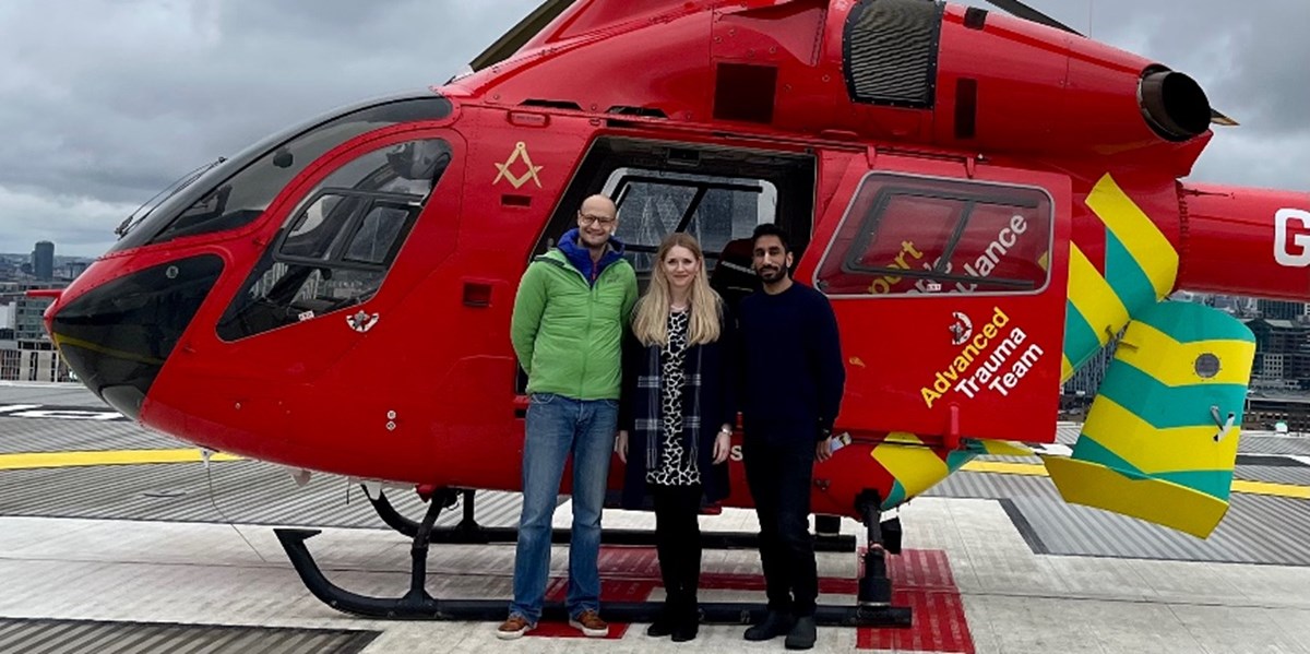 Virginia Stuart-Taylor is fundraising for London's Air Ambulance