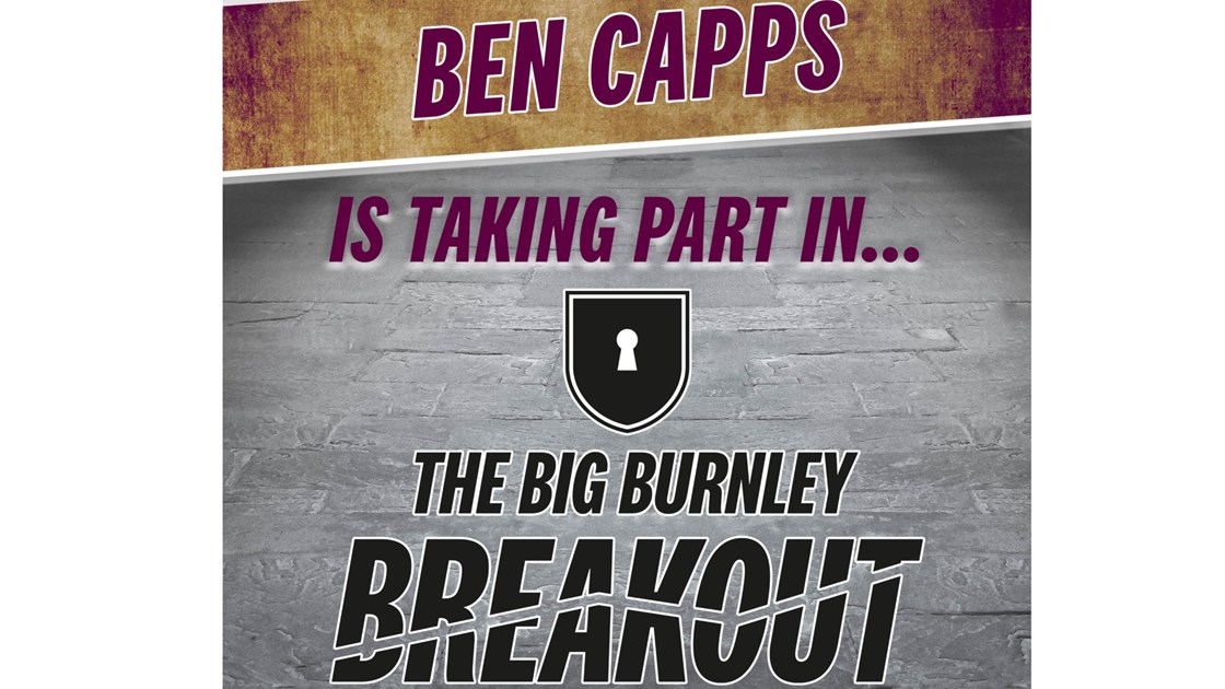 Ben Capps is fundraising for Burnley FC in the Community
