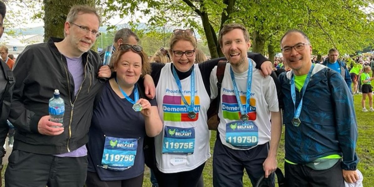 Scrambled Legs is fundraising for Dementia NI
