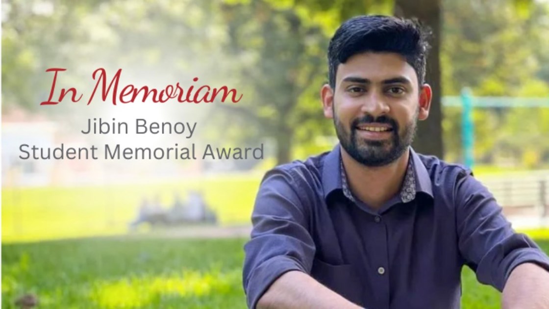 Jibin Benoy Student Memorial Award - JustGiving