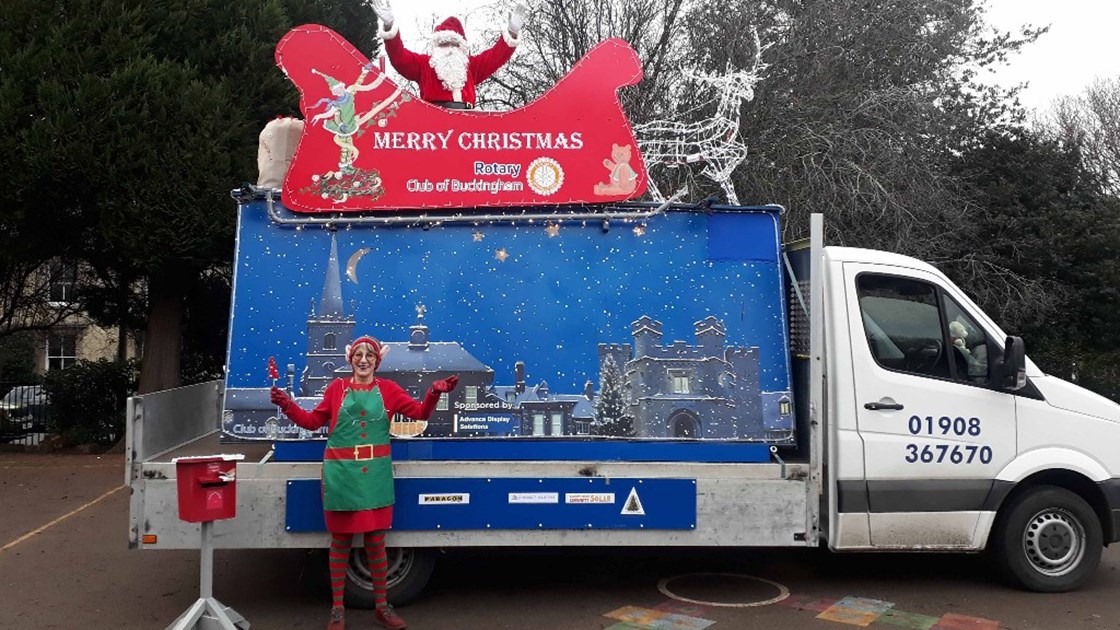 Buckingham Rotary Santa Float - JustGiving