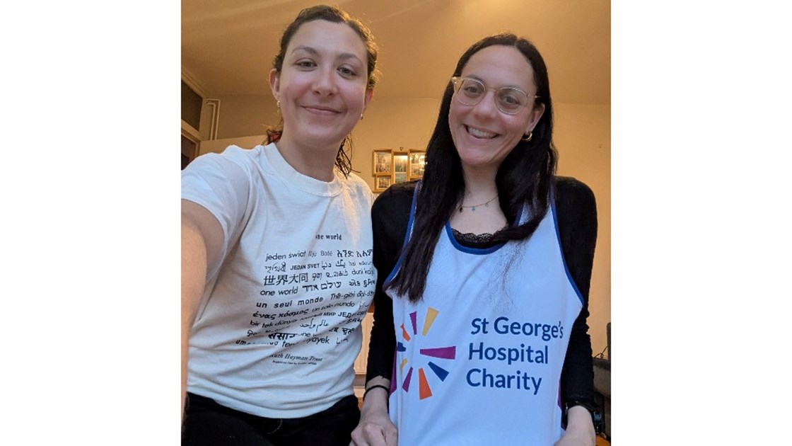 Davina and Tash run a marathon (in two halves) is fundraising for Ruth ...