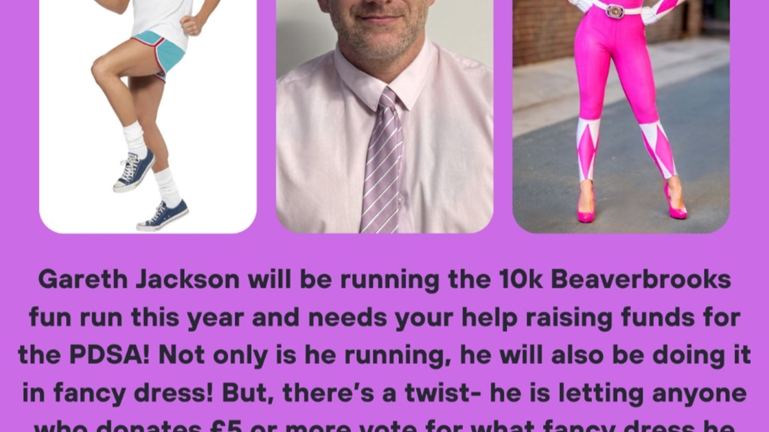 Gareth Jackson is fundraising for PDSA