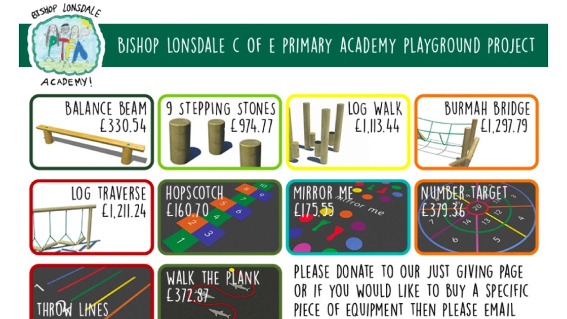 Bishop Lonsdale CoE Primary Academy playground project. - JustGiving
