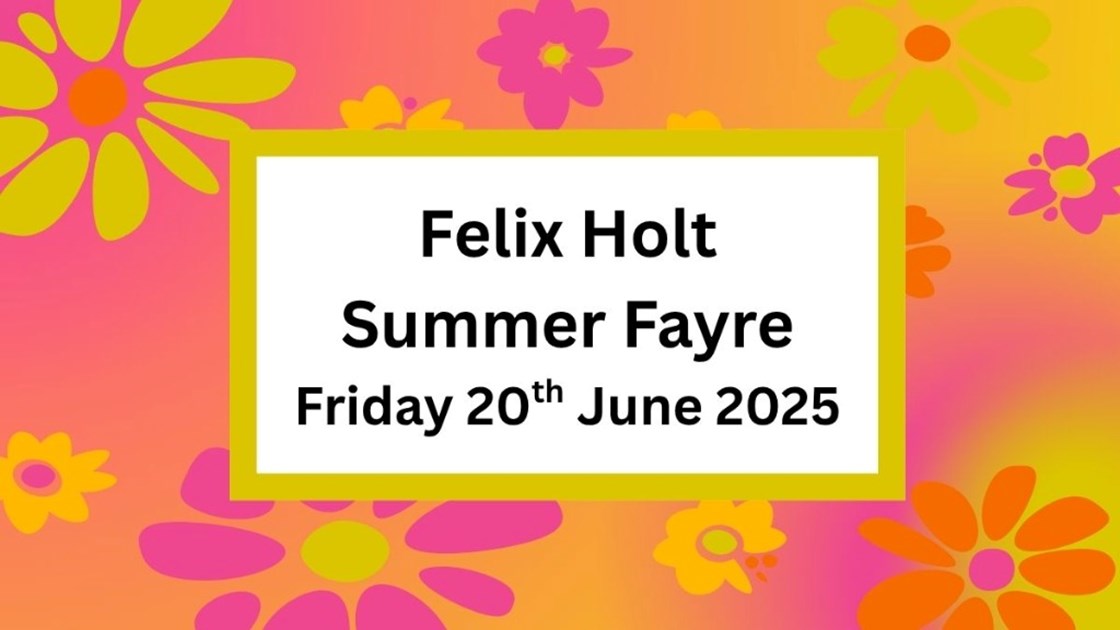 Felix Holt Summer Fayre Friday the 20th June - JustGiving