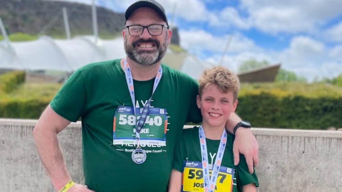 Mike Heffron is fundraising for Scottish Refugee Council