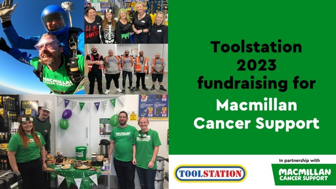 Toolstation supporting Macmillan 2023 - JustGiving