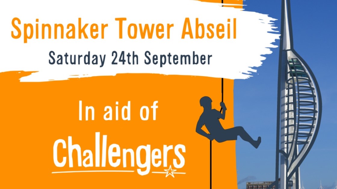 Spinnaker Tower Abseil in aid of Challengers! - JustGiving