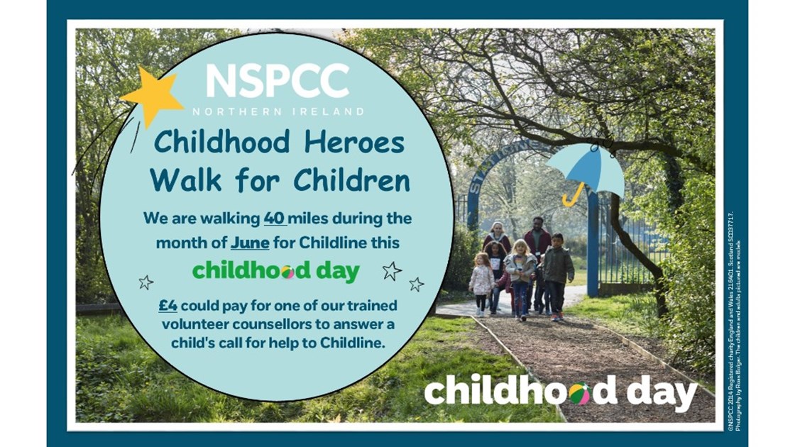 NSPCC Childhood Hero Walk is fundraising for NSPCC