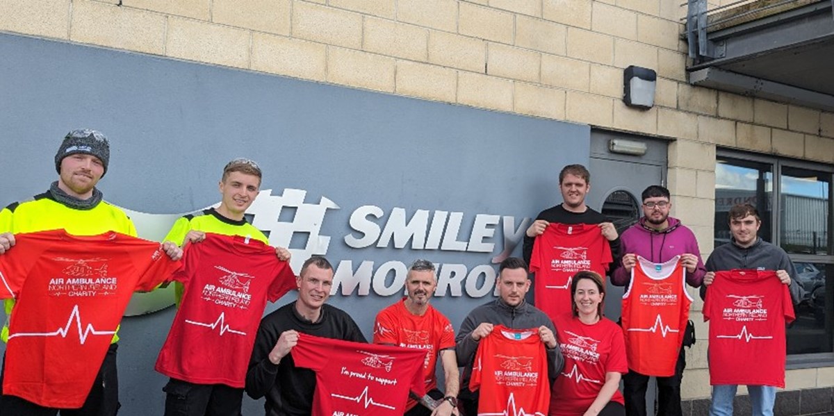 Smiley Monroe is fundraising for Air Ambulance Northern Ireland
