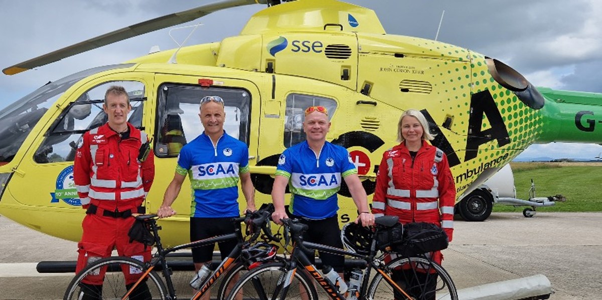 John Salmond is fundraising for Scotland's Charity Air Ambulance